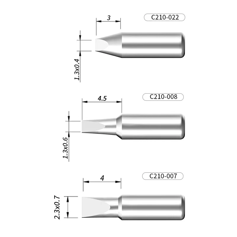 C210 Customized Soldering Iron Tips Multifunctional Welding Iron ...