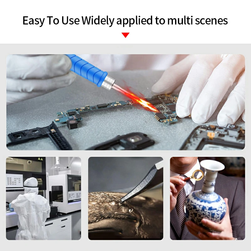 7 Inch HD Large Screen Digital Industrial Microscope for BGA Rework ...