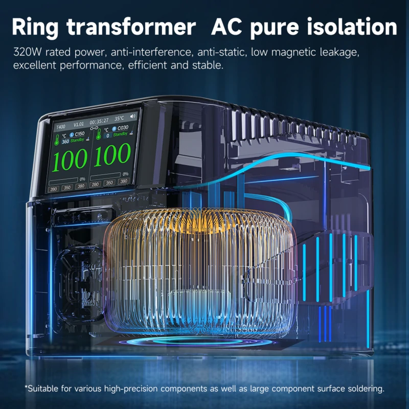 Smart Soldering Workstation T400 320W Soldering Iron Kit for Repair ...